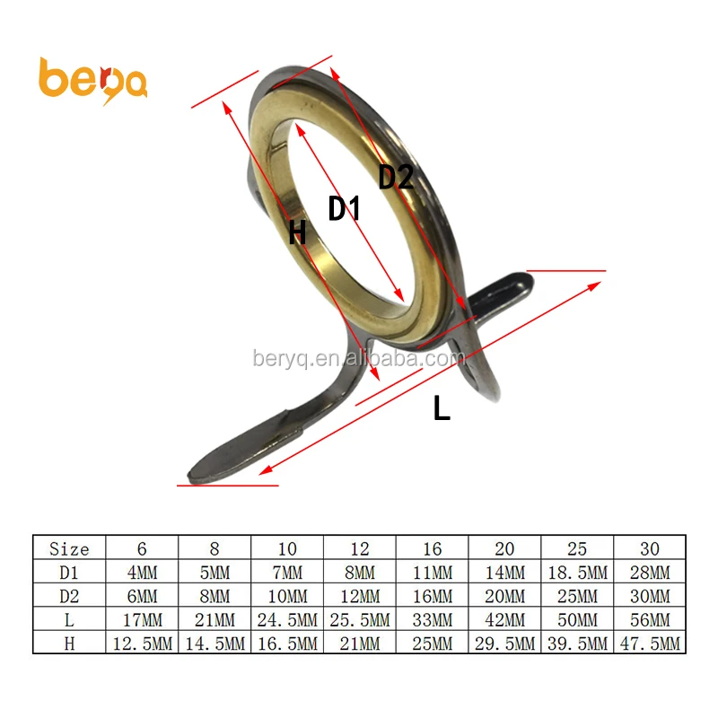 Golden Fishing Casting Ultra Light Rod Guides Set Plastic High Gloss ...