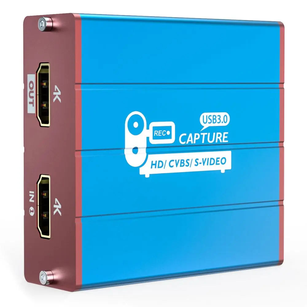 VHS to Digital Converter HD CVBS S-VIDEO USB3.0 Dual Stream Video ...