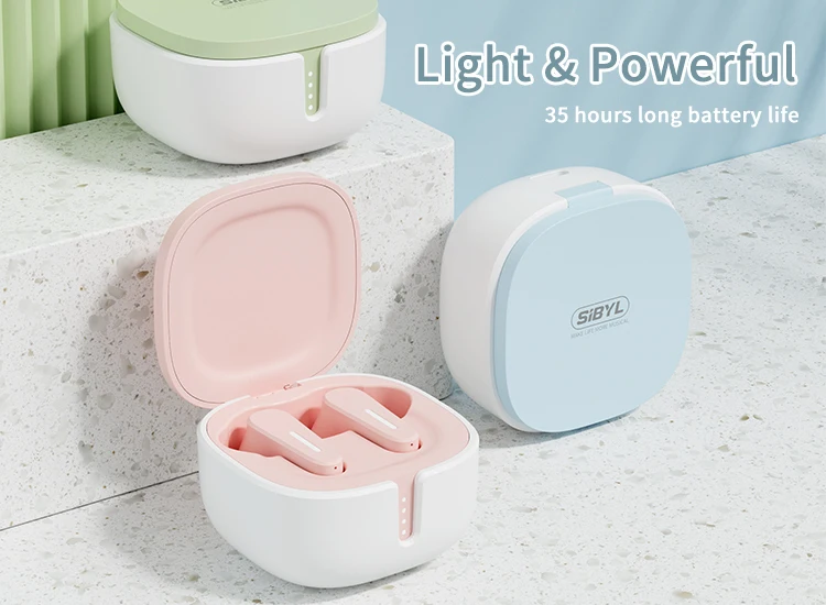 SIBYL TWS BT 5.2 Waterproof Touch Control True Wireless Earbuds