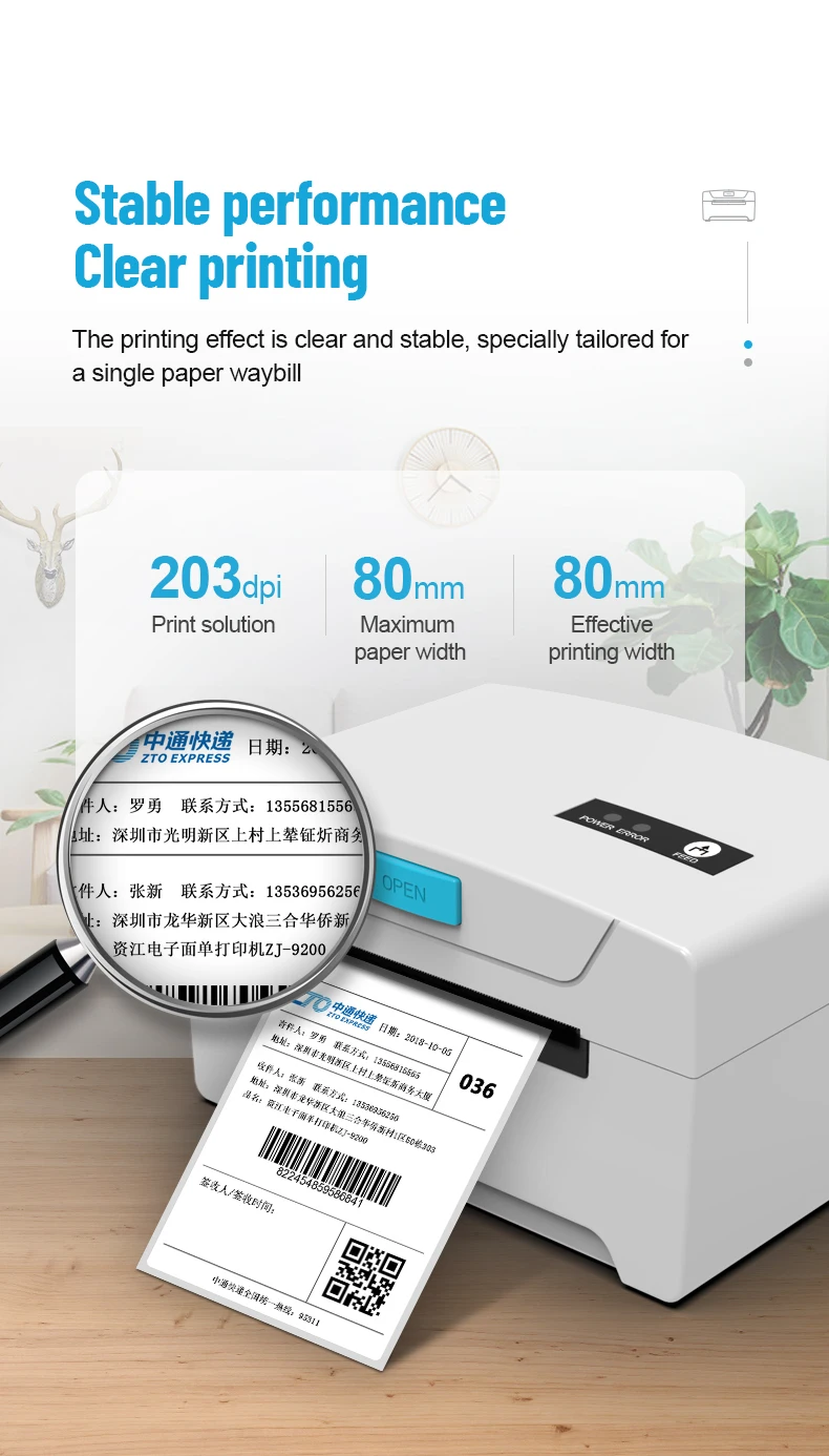 Dhl Fedex Ups Tnt Airway Bill Printer Label Thermal Printer Barcode ...