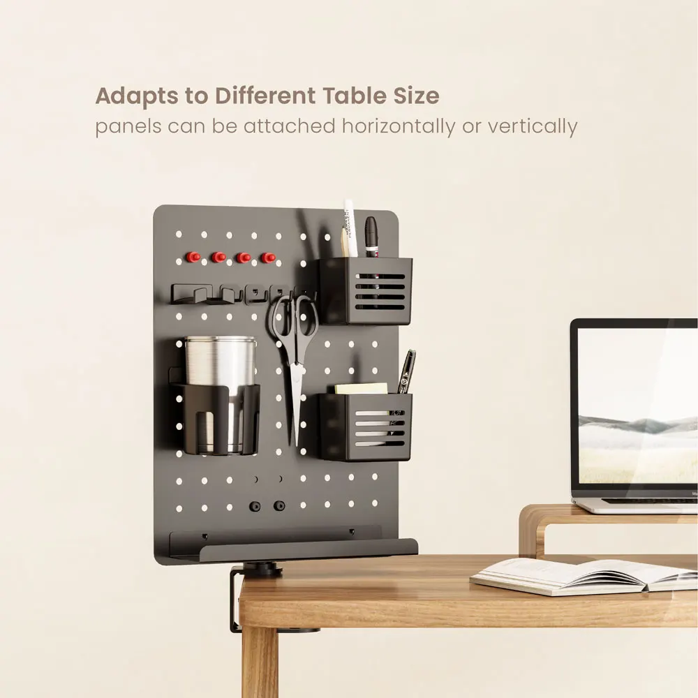 PB-002-01R Metal Clamp Desk Mount Organization - LUMI