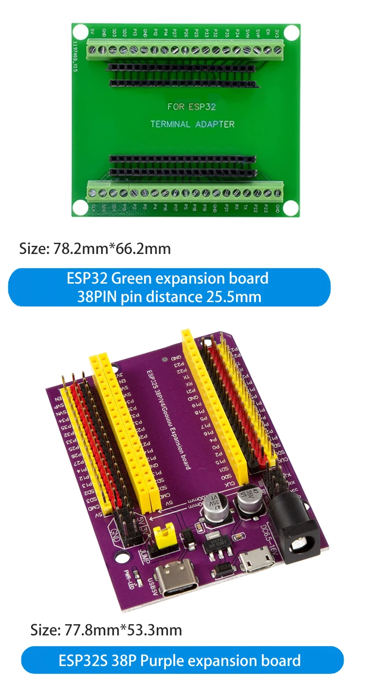 Esp32 Devkitc开发板esp32基板可配备wroom 32d32u Wrover模块 Buy 新的和原来的库存ic微控制器中的bom清单服务 Product On 0840