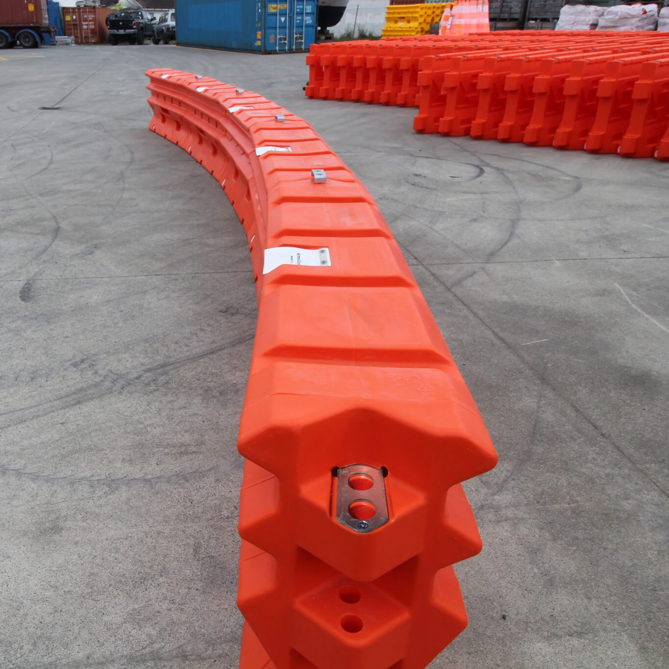 Water Horse Barricade Construction Site LDPE Anti-collision Bucket ...