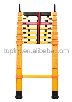 Insulation Ladder High Voltage Telescopic Fiberglass Frp Tool Box ...