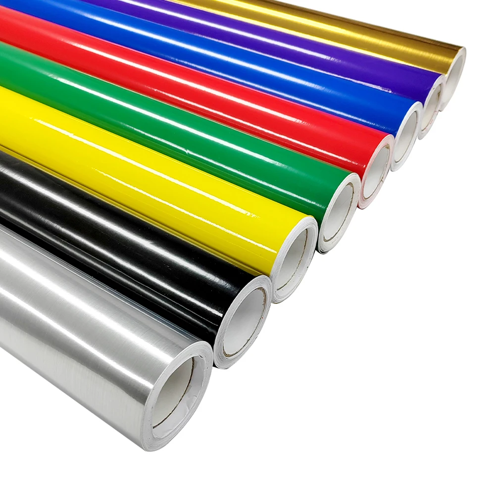 Factory Customized Vinyl Sticker Self-adhesive Color Cutting Vinyl Roll ...