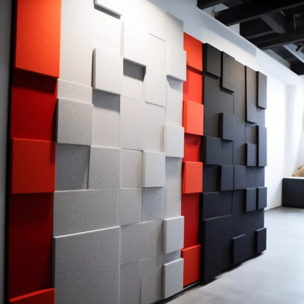 Soundabsorbing Foam Board Wall Baffle Felt Acoustic Panels - Buy Sound ...