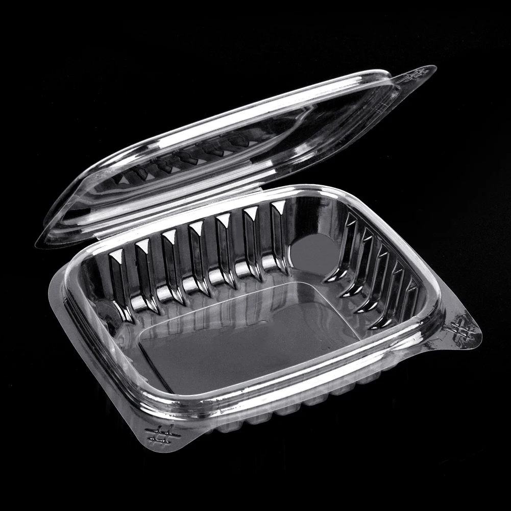 24oz Plastic Takeout Clamshell Food Containers,To Go Treat Boxes,Bakery ...