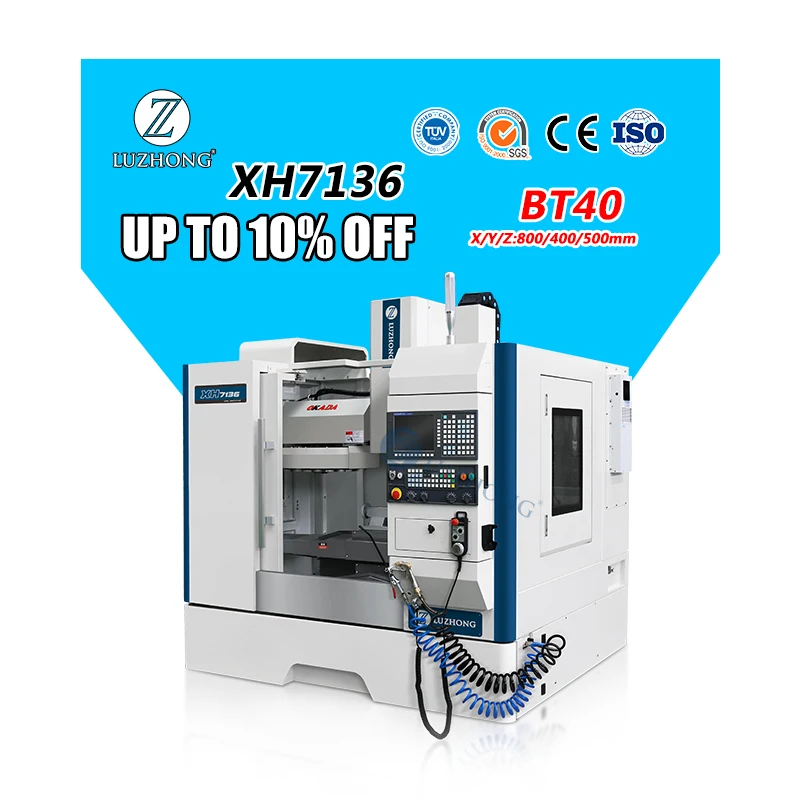 FANUC CNC Milling Machine XH7136 Vertical Milling Machining Center ...