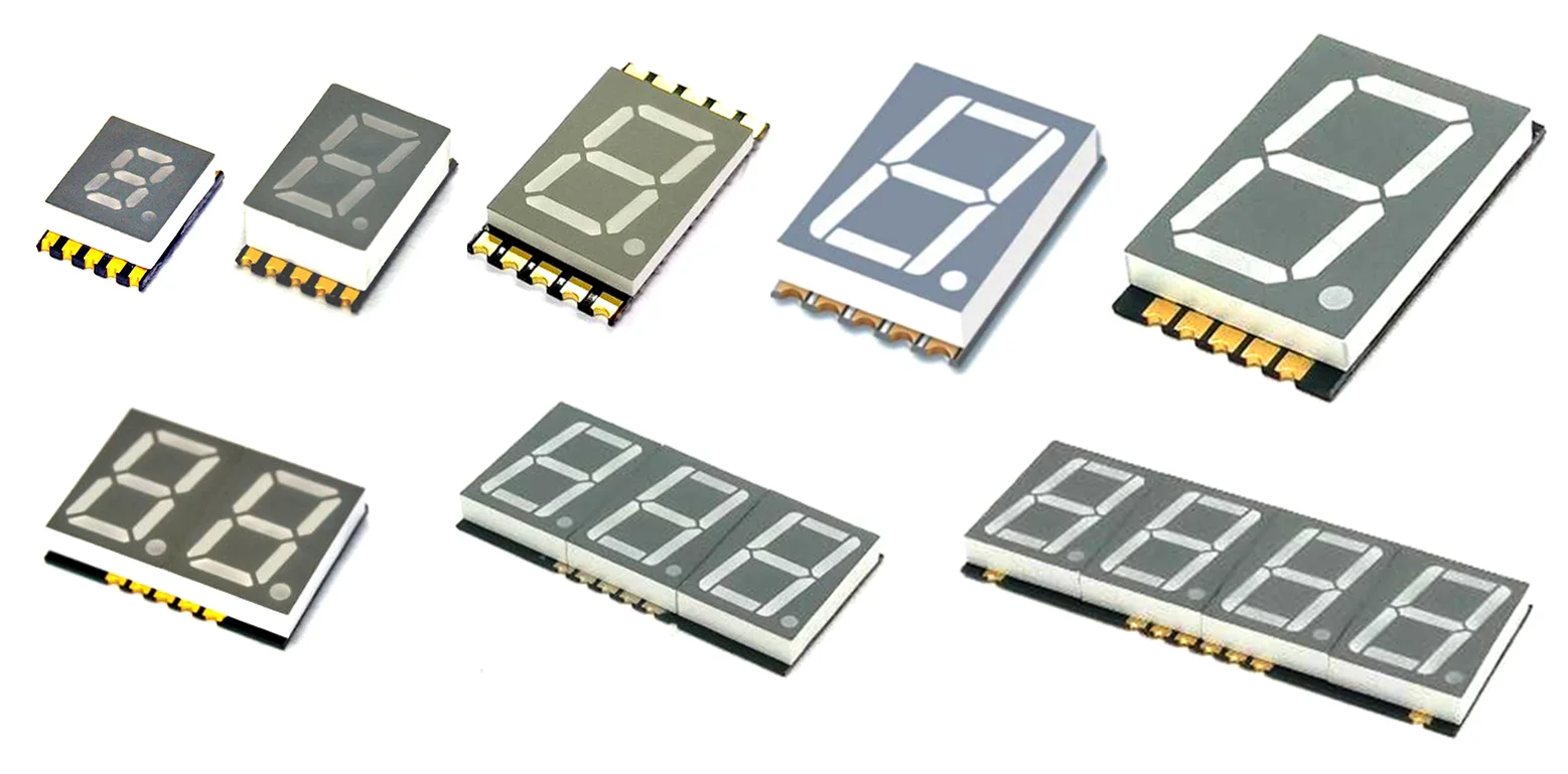 Ultra Thin Highlight White 0.39 Inch 3912 Smd Smt 7segment Led Display - Buy Smd 7 Segment Led ...