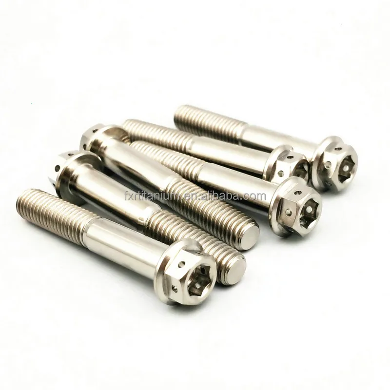 M6 M8 M10 M12 Titanium Dual Drive Bolts for Motorcycle Racing