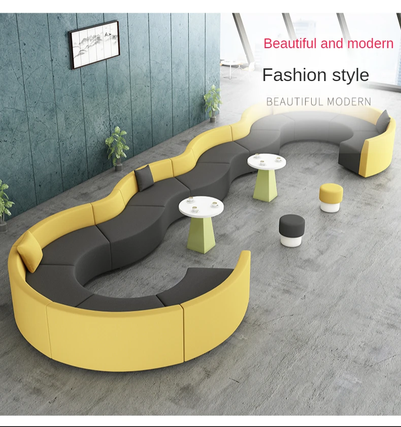 Modern Modular Office Sofa Set for Lounge & Reception