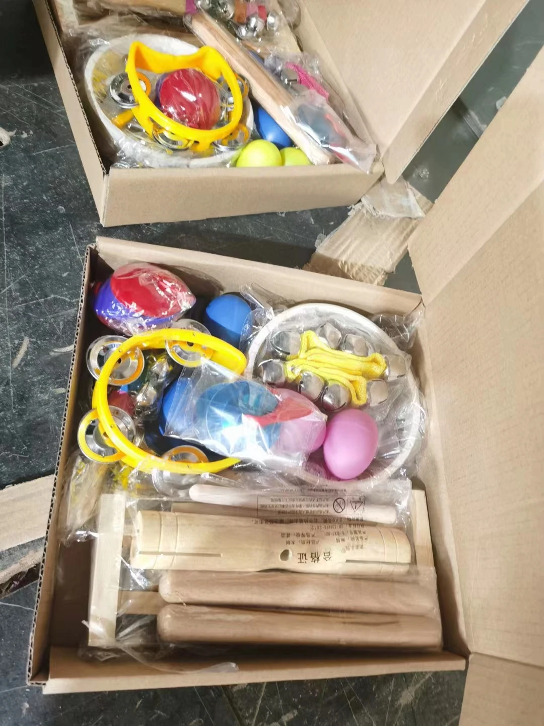 Wood Block Musical Instrument With Mallet Solid Hardwood Percussion ...