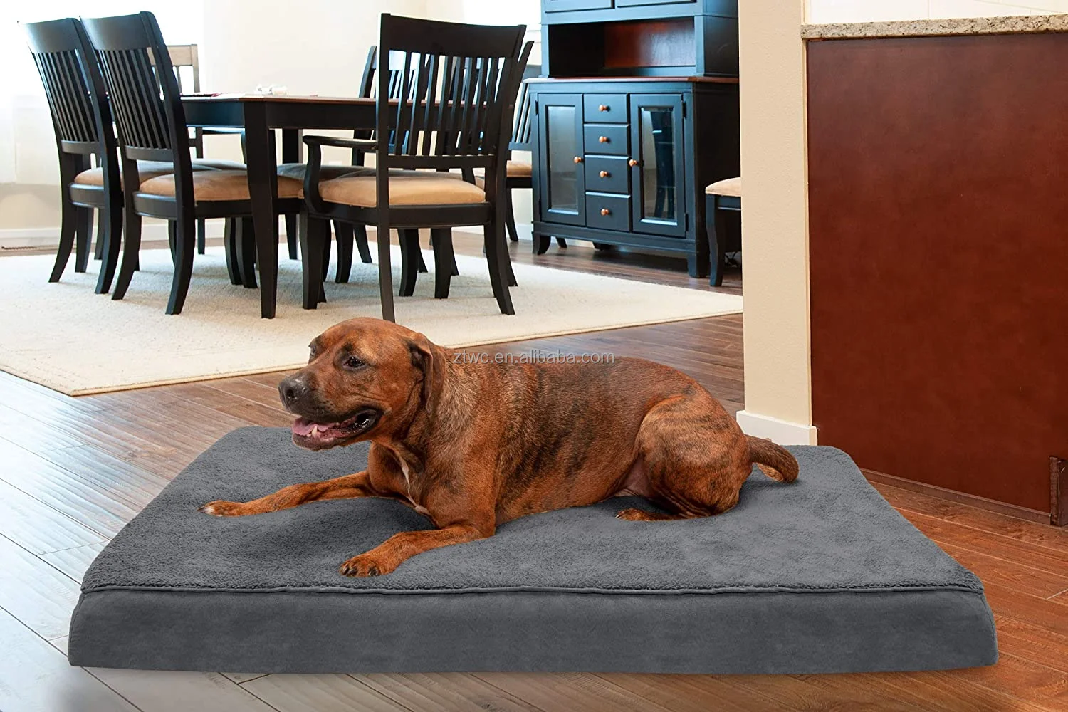 Modern Style Pet Memory Foam Dog Bed Mattress Rectangular Cat Dog Mats ...