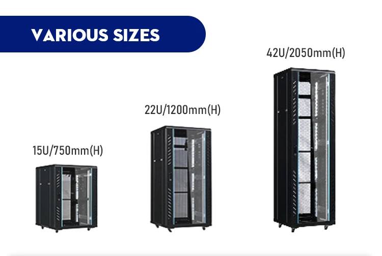 Server Network Cabinet 600x600x1600 Data Center Switch Cabinet Rack 19 ...