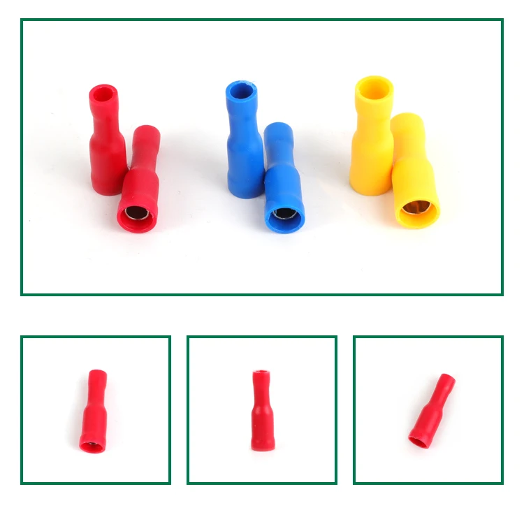 Frd Series 22-10awg Pvc Brass Electrical Wire Crimping Connectors ...