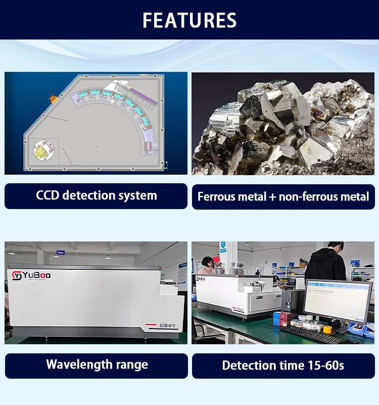 Spectrometer Spectrophotometer Metal Analyzer Spectroscopy Analyzer ...