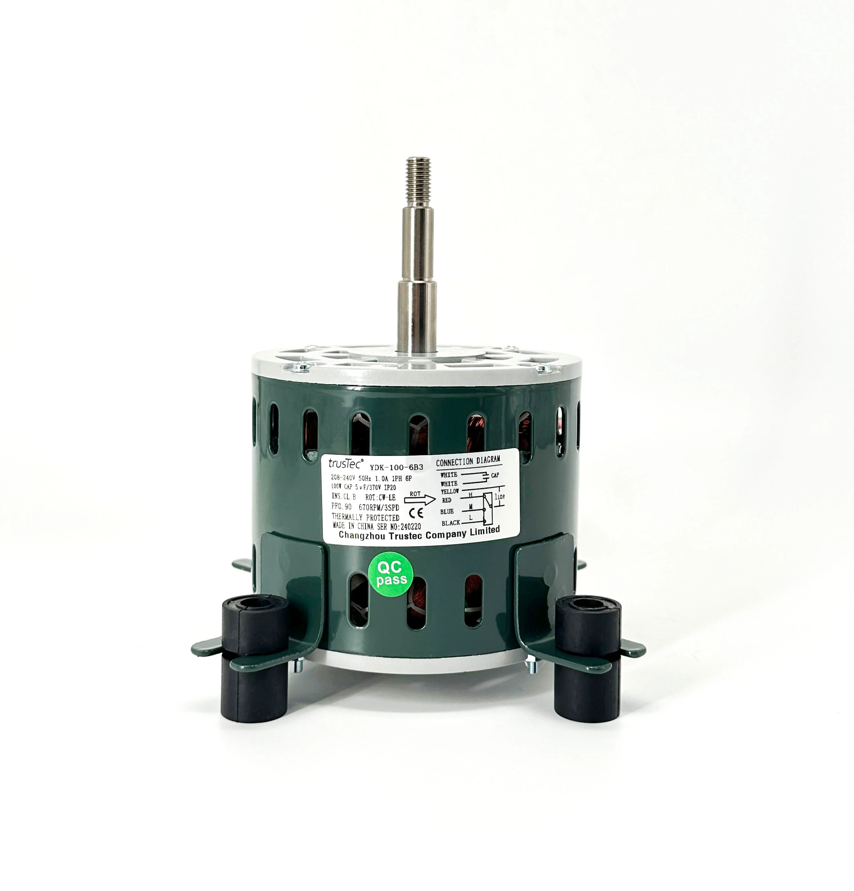 208-240v 50hz Blower Fan Motor 100w 670rpm/3spd| Alibaba.com