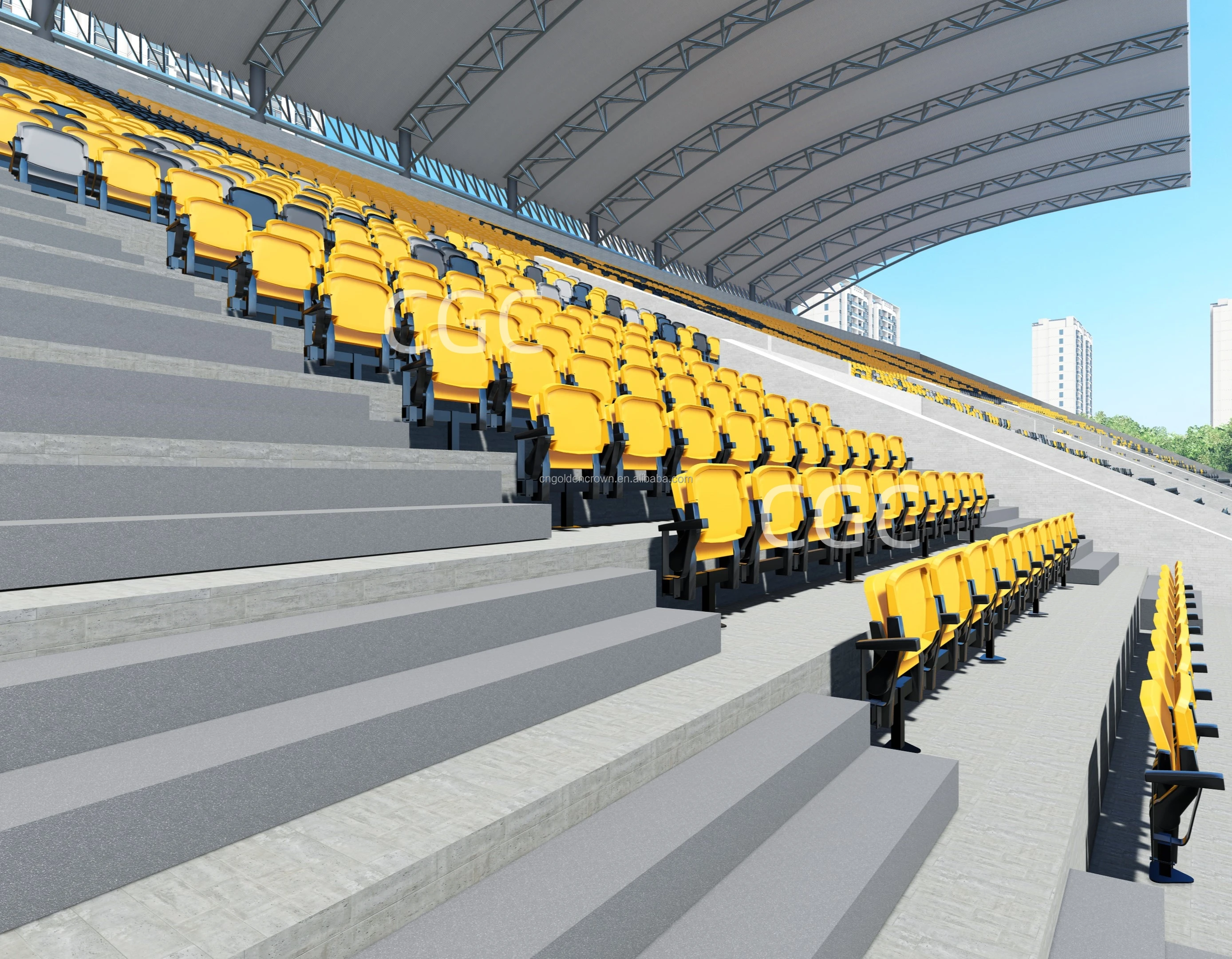 High Quality Stadium Chair Folding Stadium Seats for School Gymnasium ...