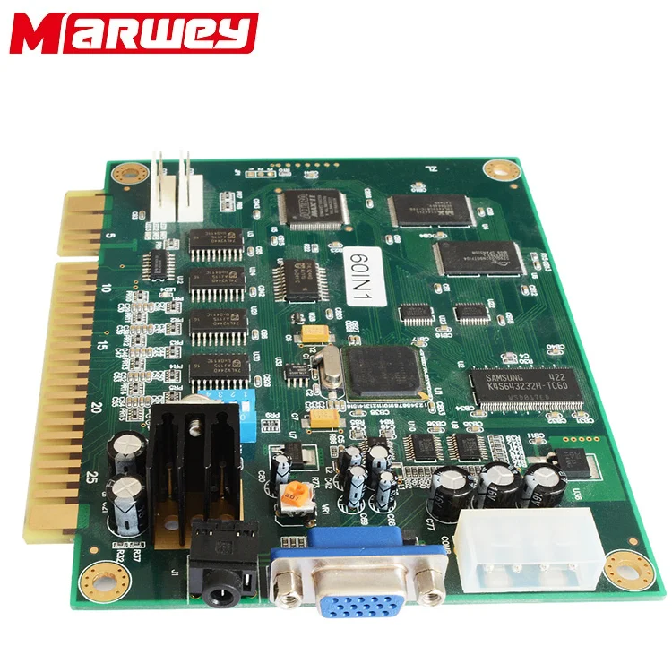 Classic 60 in 1 PCB Jamma Board Mini Arcade Machine Game PCB ...