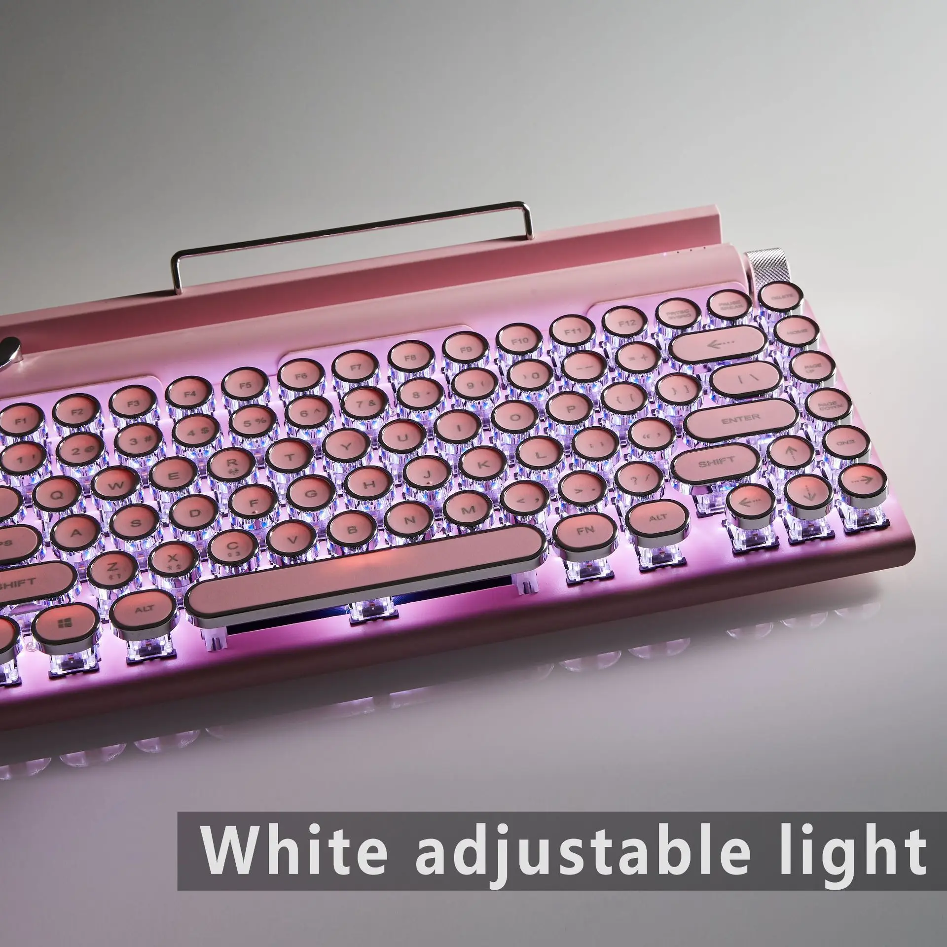 Retro Typewriter Mechanical Keyboard for Laptop bluetooth Backlit ...
