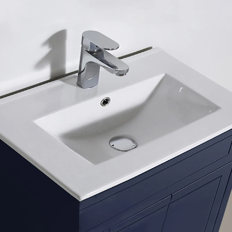Modern Ceramic Hand Wash Basin Design Thin Edge White Rectangle ...
