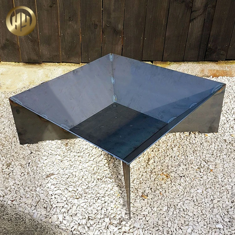 Welding Outdoor Metal Wood Burning Heater Warming Barbecue Fireplace ...