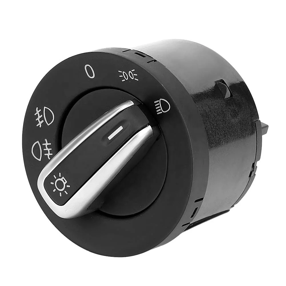 Car Euro Headlights Light Switch For Vw Passat Cc B6 Jetta Golf Mk5 Mk6 ...