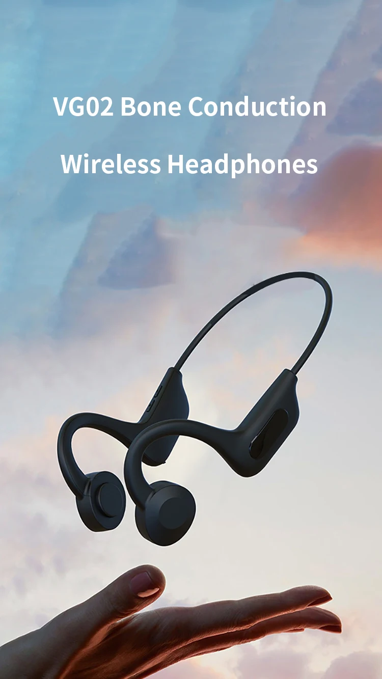 Vg02 Wireless Headphones Sound Bone Conduction Earphones Js6 Tws ...