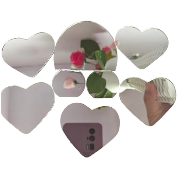 Flexible Plastic Square Mirror - 1mm Thickness, 150*100mm