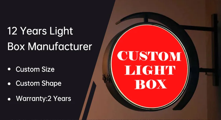 Acrylic Shelf Vacuum Forming Plastic Light Box Outdoor Lighting Sign ...