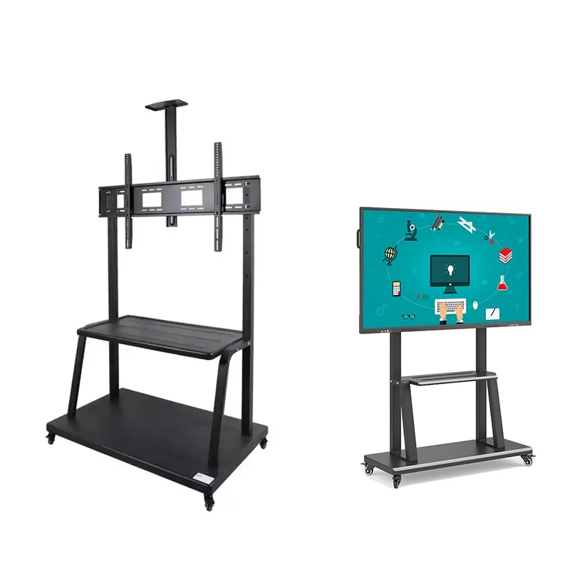 Single Structure Tv Mount Stand Bracket Cart Interactive Lcd And 75 ...