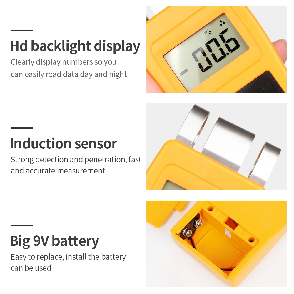 High Quality DM200PB Portable Carton Moisture Meter Hygrometer Moisture ...