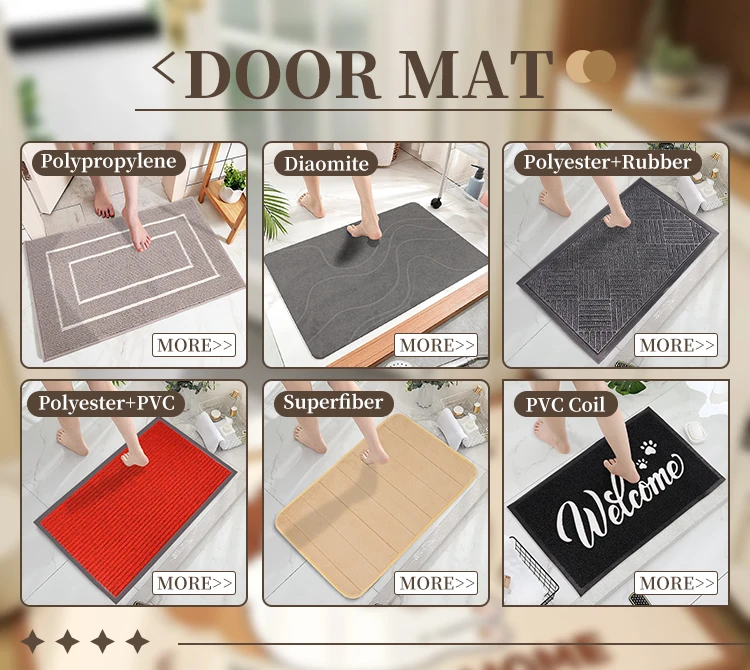 High Quality Polypropylene Pvc Entrance Indoor Outdoor Anti Slip Wholesale Custom Foot Floor ...