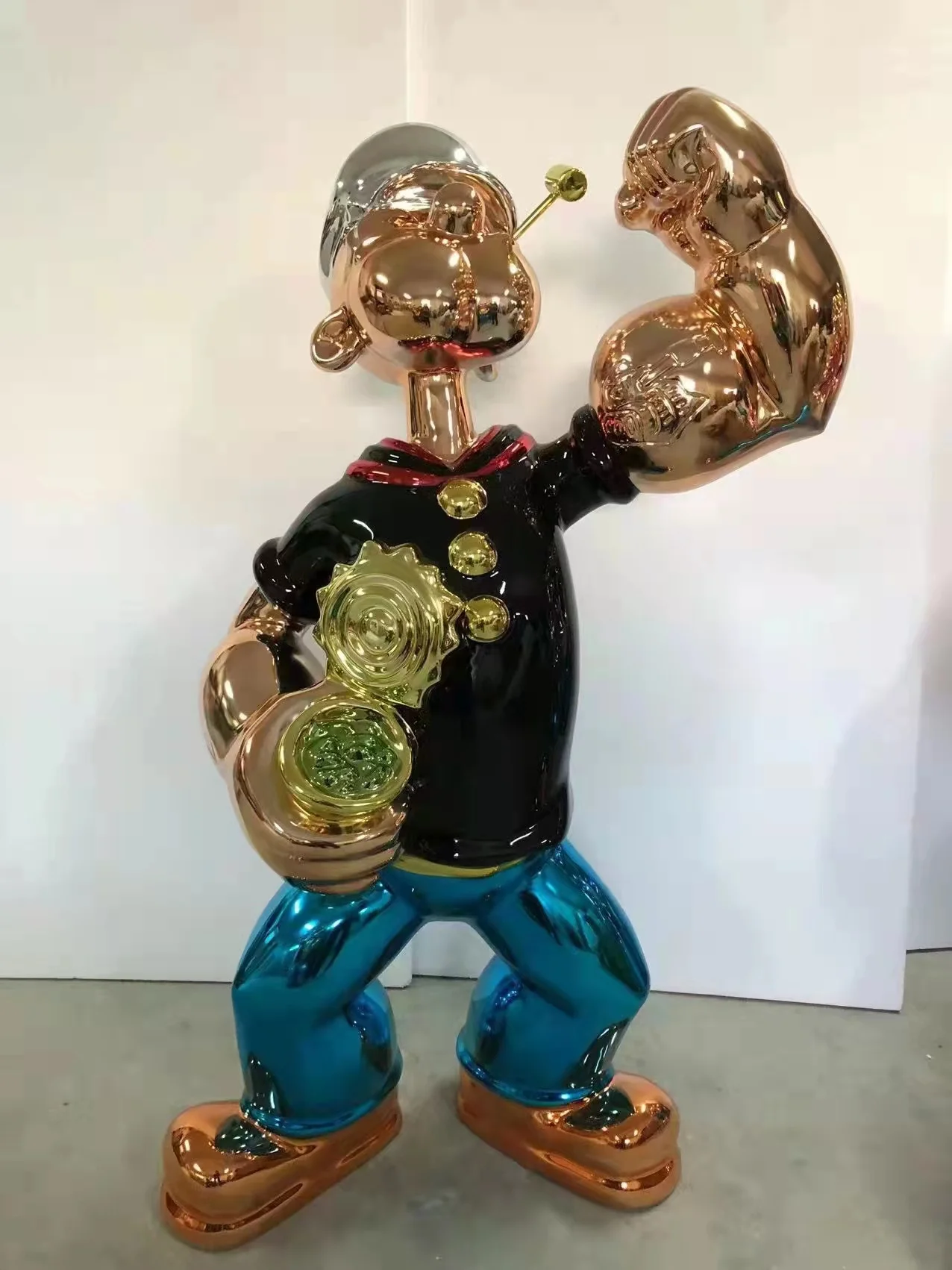 Indoor And Outdoor Decor Famous Cartoon Art Life Size Electroplating ...