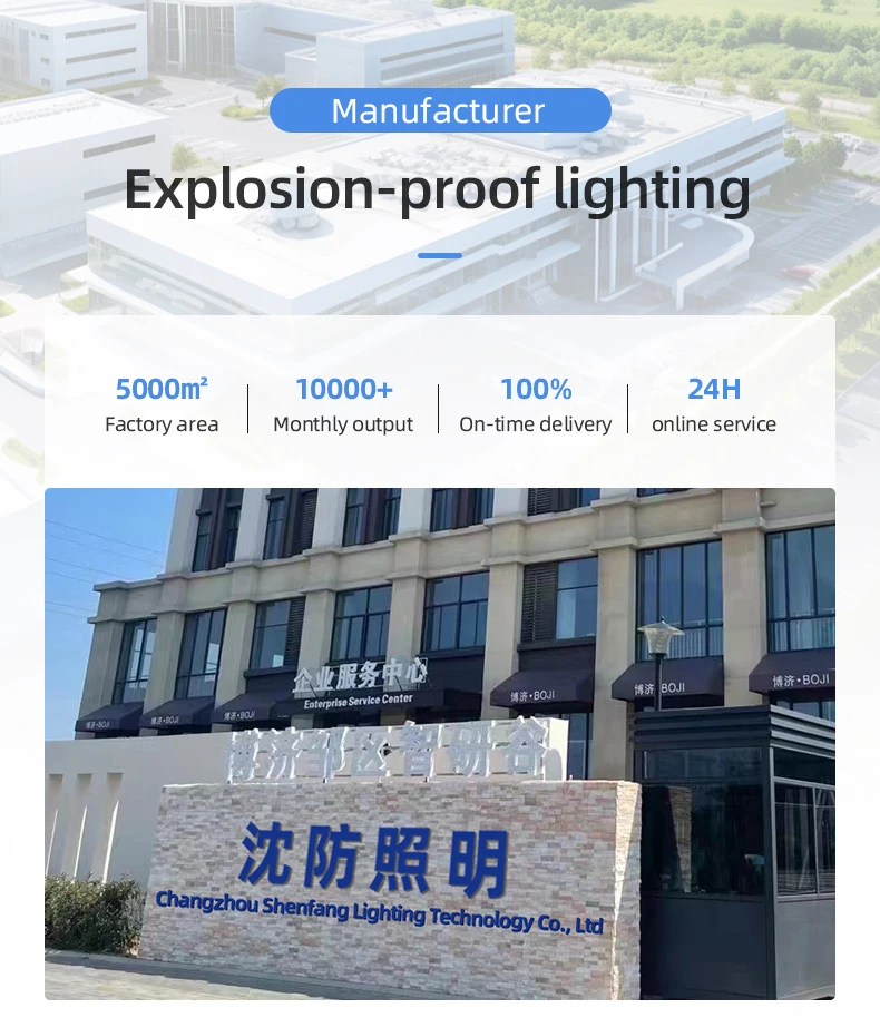 Shenfang Led Explosion Proof Ceiling Oval Lamp Moisture Dust Proof Ip65 3 Year Warranty Ac 220v