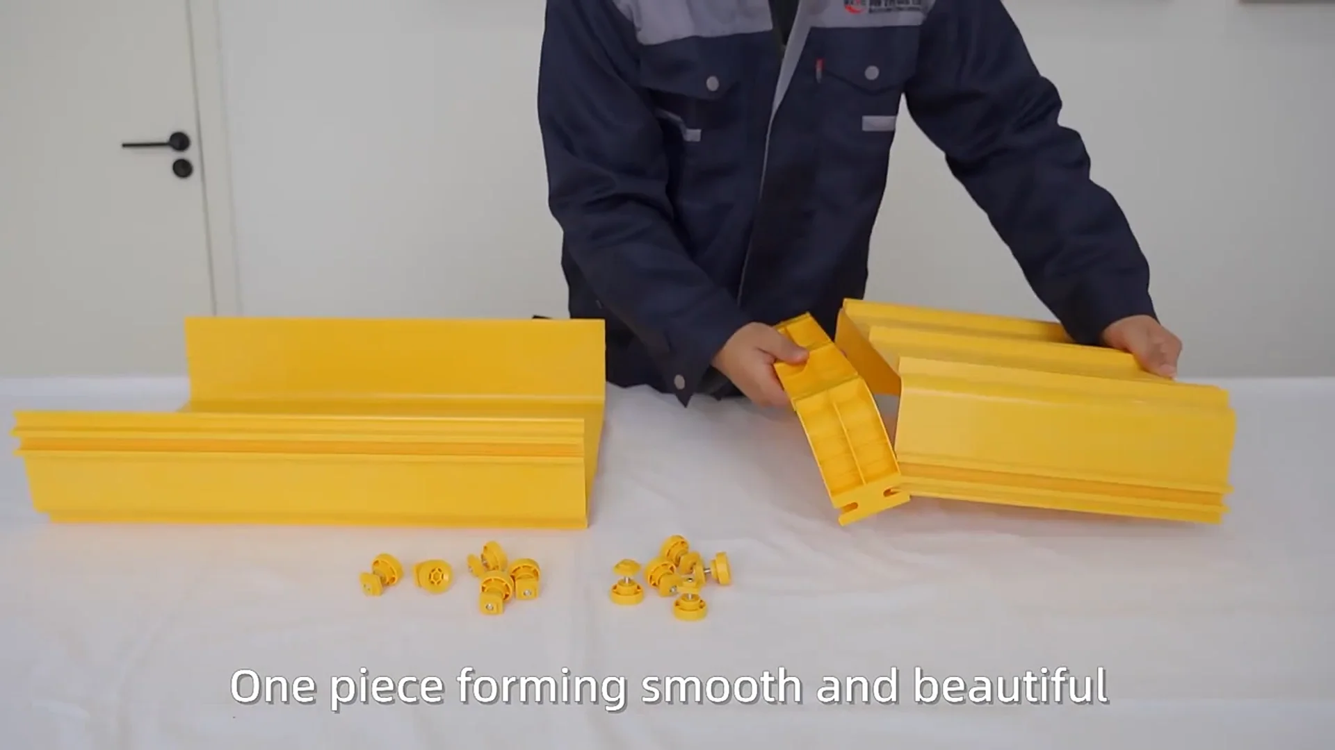 Hot Sales Cable Tray And Trunking Rail Height 100mm Yellow Pvc/abs ...