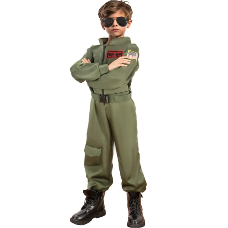 Kids Military Gear Pretend Play Set Army Dress Up Halloween Army ...
