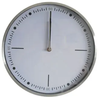 Aluminium Simple Modern Round Rcc Radio Controlled Wall Clock - Buy ...