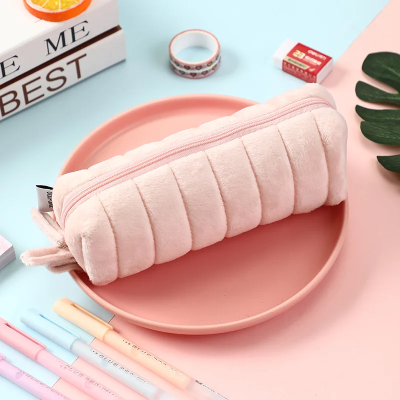 Wholesale Cloud Bread Plush Multi-Layer Pencil Case