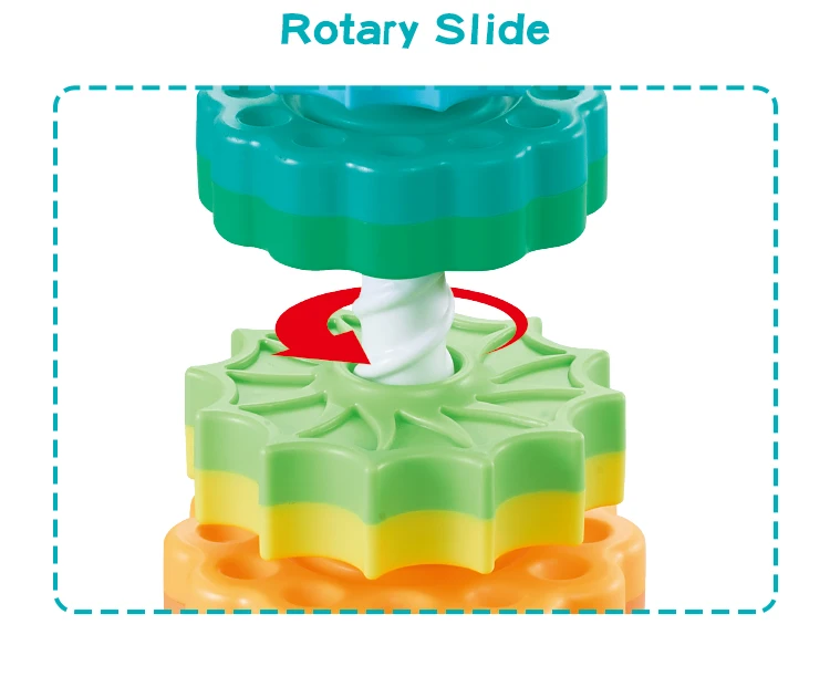 Fatbrain Fat Brain Plastic Spin Again Stacking Ring Circles Stacker ...