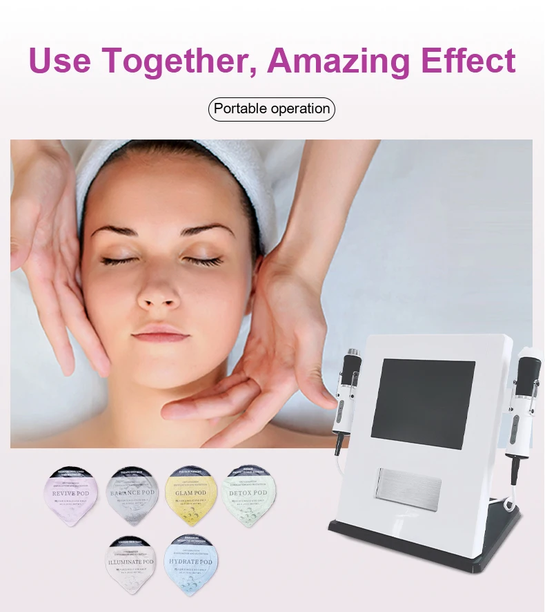 Portable Oxygen Facial Pods Oxygenation Facial Skin Care Oxygen Pods ...