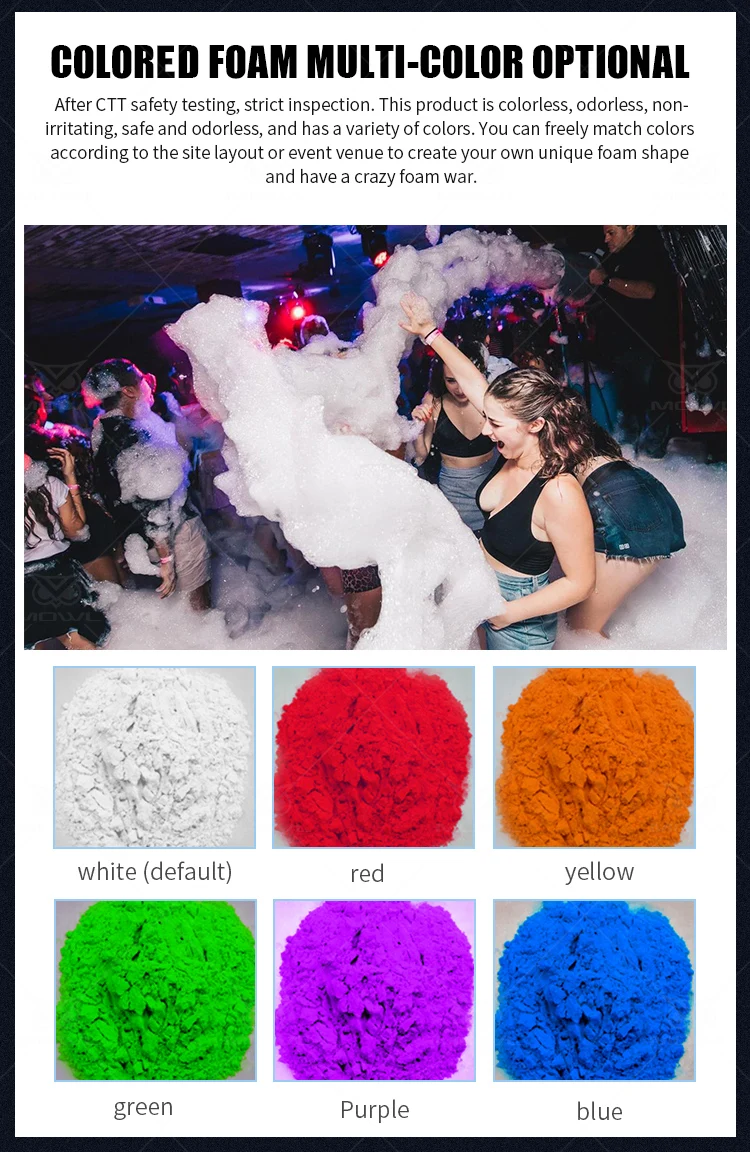 Summer Fun with 2500W Jet Cannon Party Foam Bubble Machine