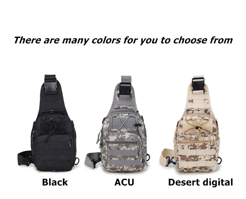 JSH Custom Waterproof Outdoor Chest Sling Bag Shoulder Tactical ...