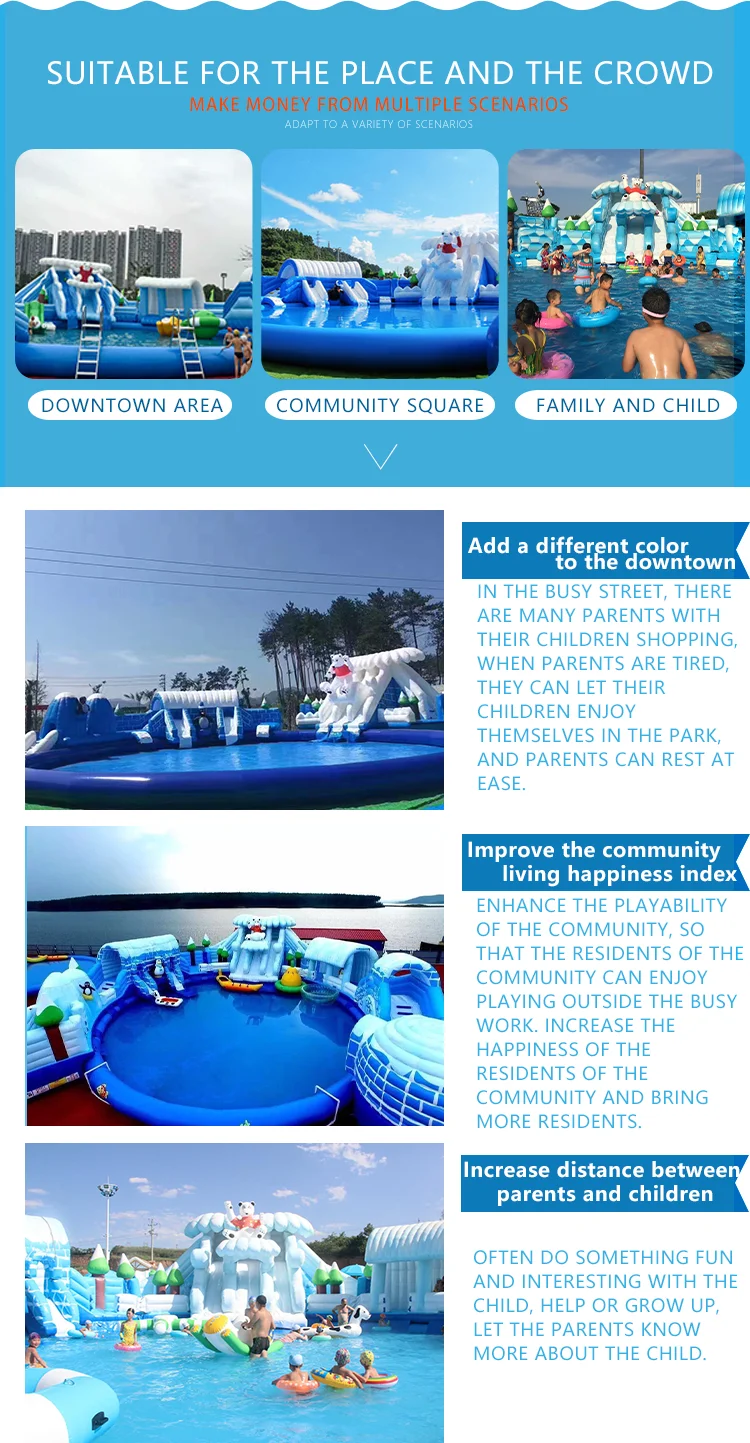 Large Portable Inflatable Pool Slide Inflatable Octopus Water Slide ...