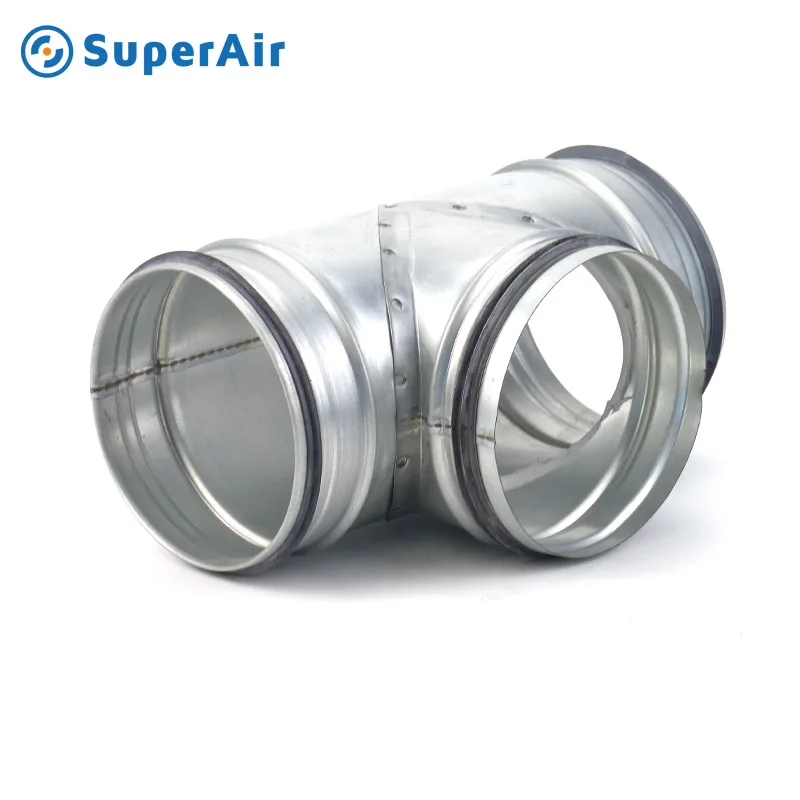 HVAC Ventilation Duct Splitter for Exhaust Fan Dryer Vent Hose 3 Way ...