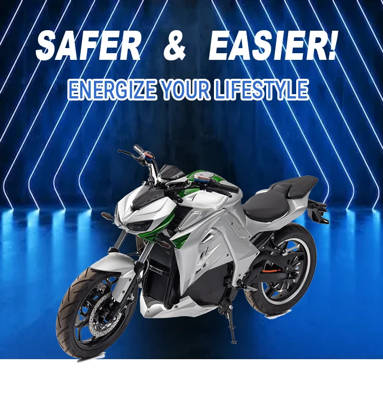 2000w Motor 2 Wheels Electric Motorcycle New Style Adult Electric ...