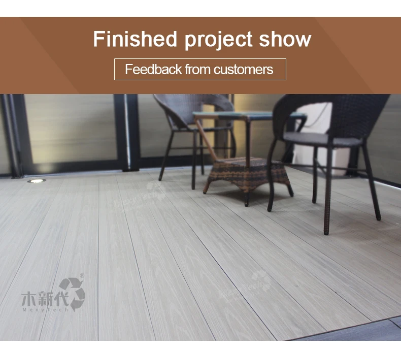 Effortless Decking with Seamless WPC Wood Plastic Composite