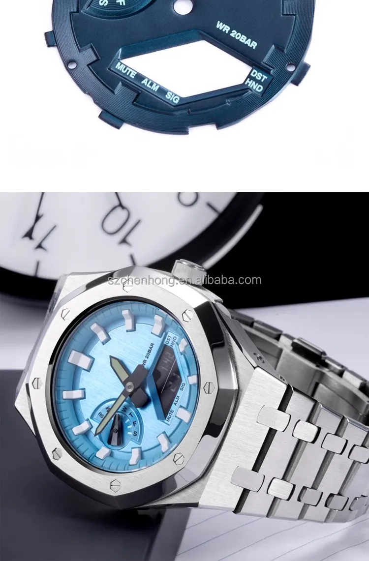 High Quality Ga2100/ga2110 Gshock Mod Kit - Luminous Dials