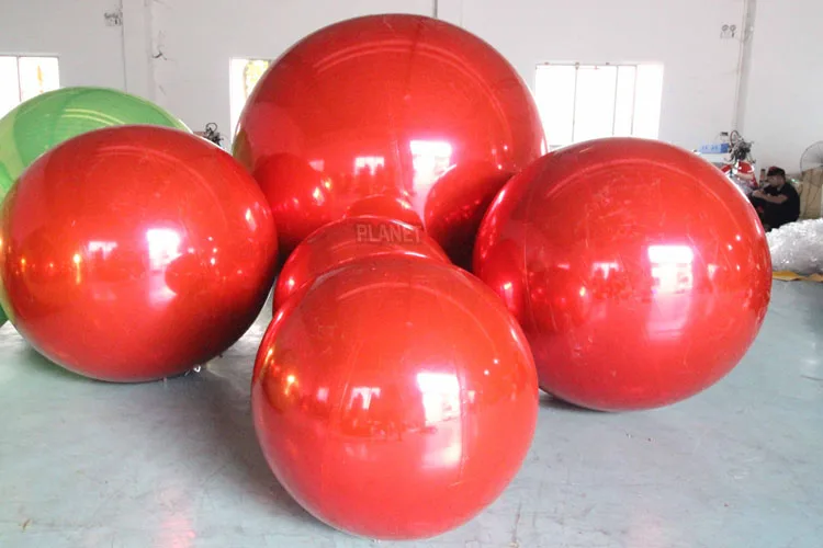 Giant Hanging Floating Gold Shinny Disco Mirror Sphere Balloon Ball ...