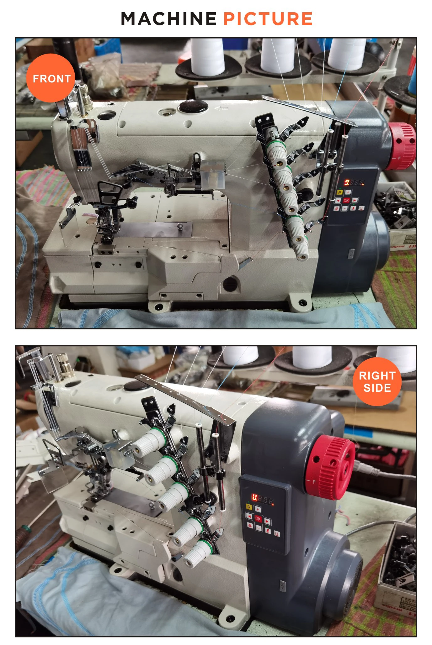 BT-858D Interlock Flatlock Sewing Machine - High Productivity